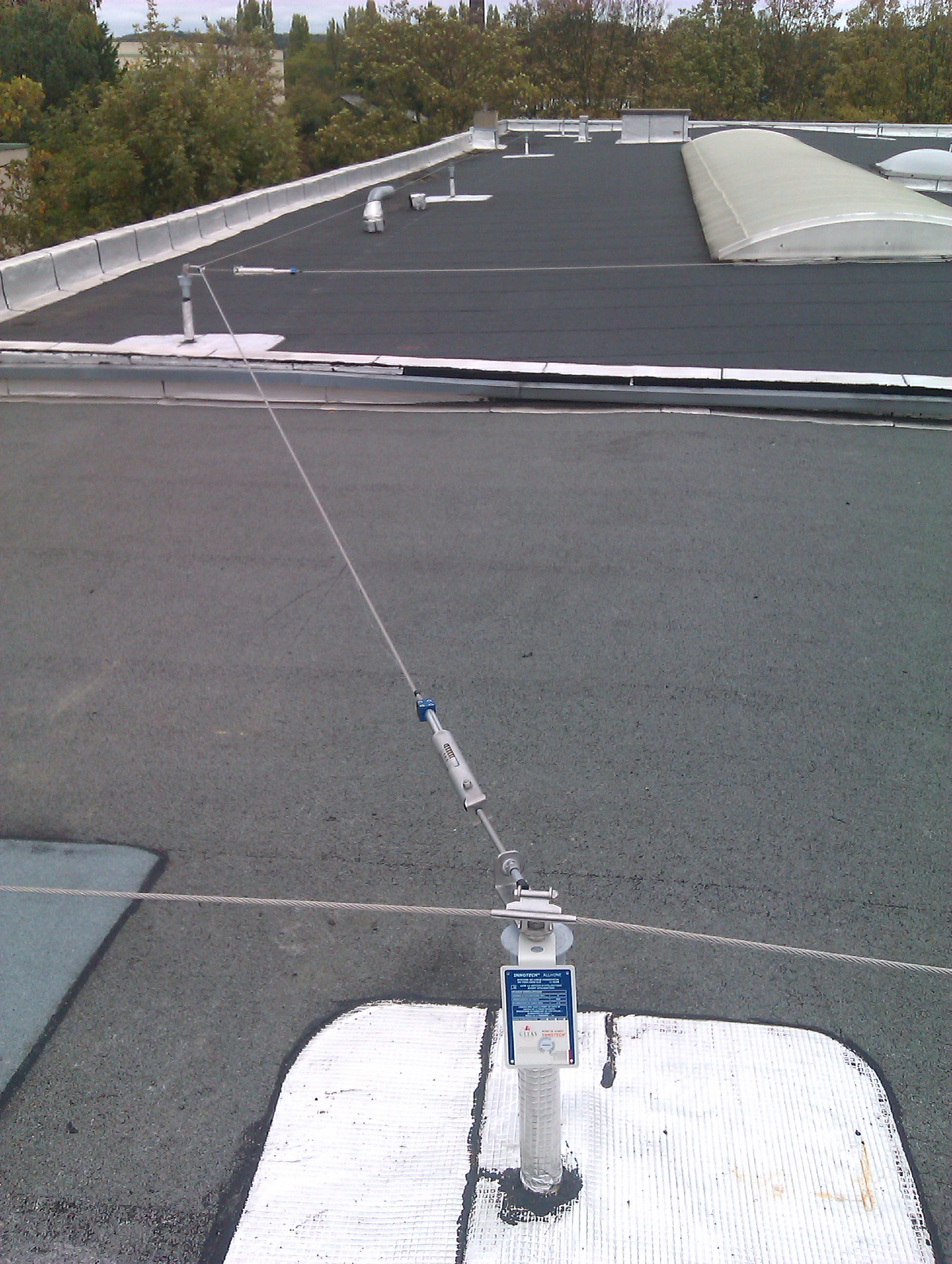 Ligne de vie pour toiture - Cleas Protection