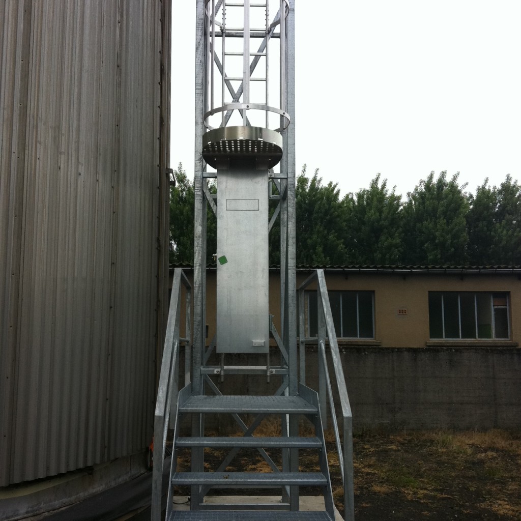 Condamnation d'échelle crinoline par porte Coutier - Chantier VEOLIA ...