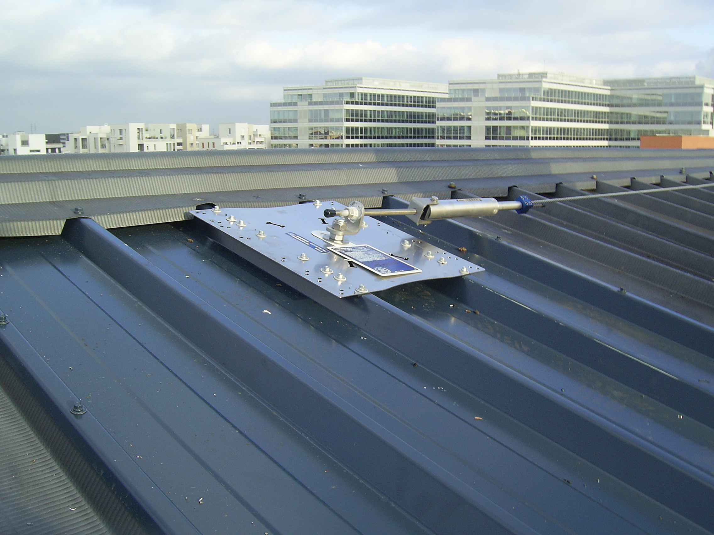 Ligne de vie pour toiture - Cleas Protection